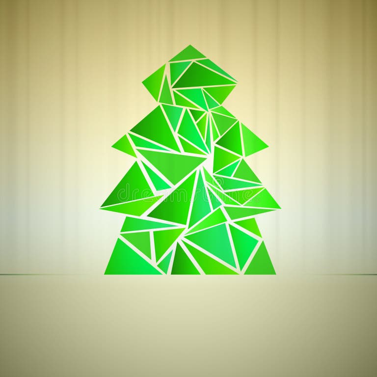 Green Triangle Tree Cluster Vector Stock Illustrations – 3 Green ...