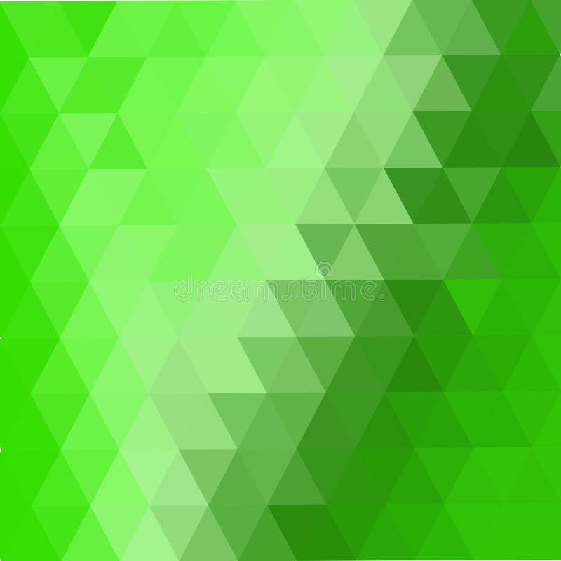 Green Triangular Background. Abstract Illustration. Decor Element. Eps ...