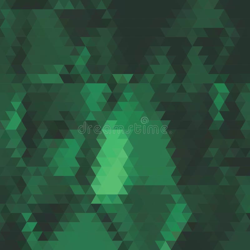Green Triangular Background. Abstract Illustration. Decor Element. Eps ...