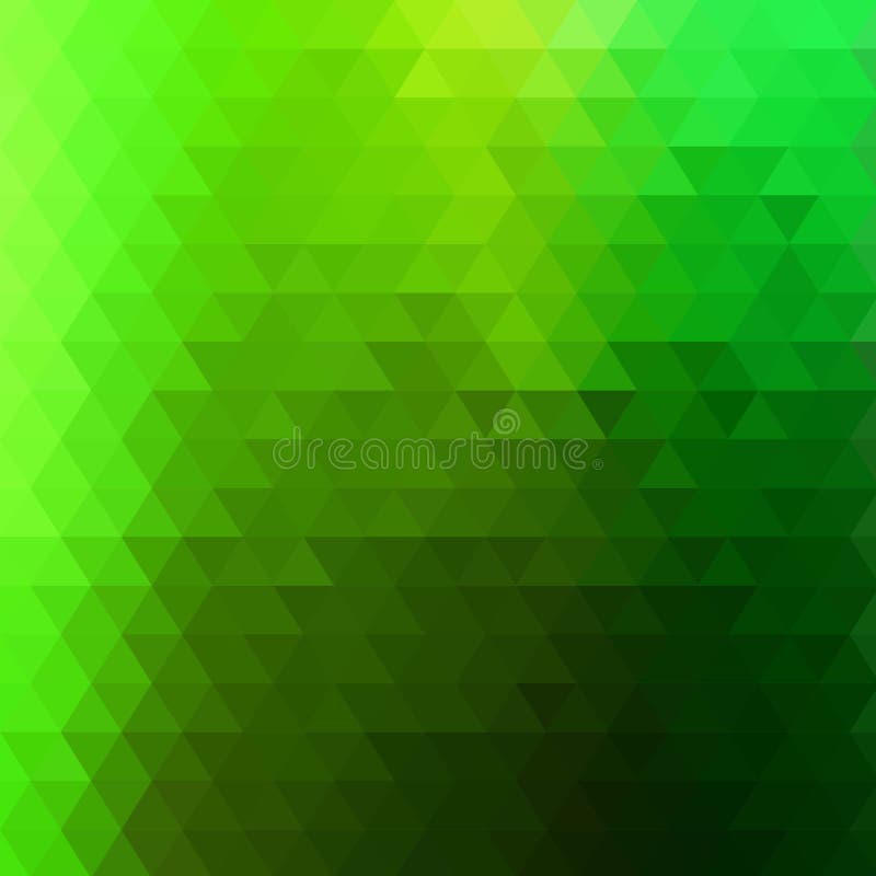 Green Triangular Background. Polygonal Style. Layout for Advertising ...
