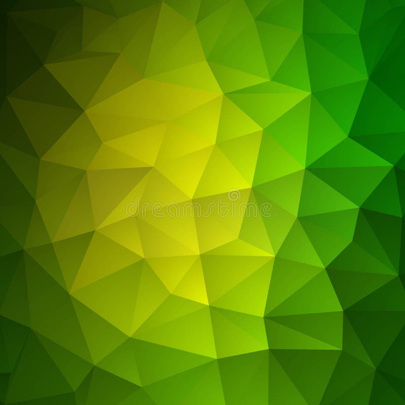 Green Triangular Background. Polygonal Style. Presentation Layout ...