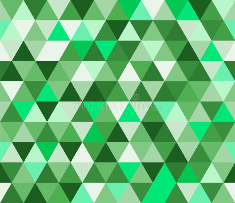 Seamless Abstract Green Triangular Vector Stock Illustrations – 2,067 ...