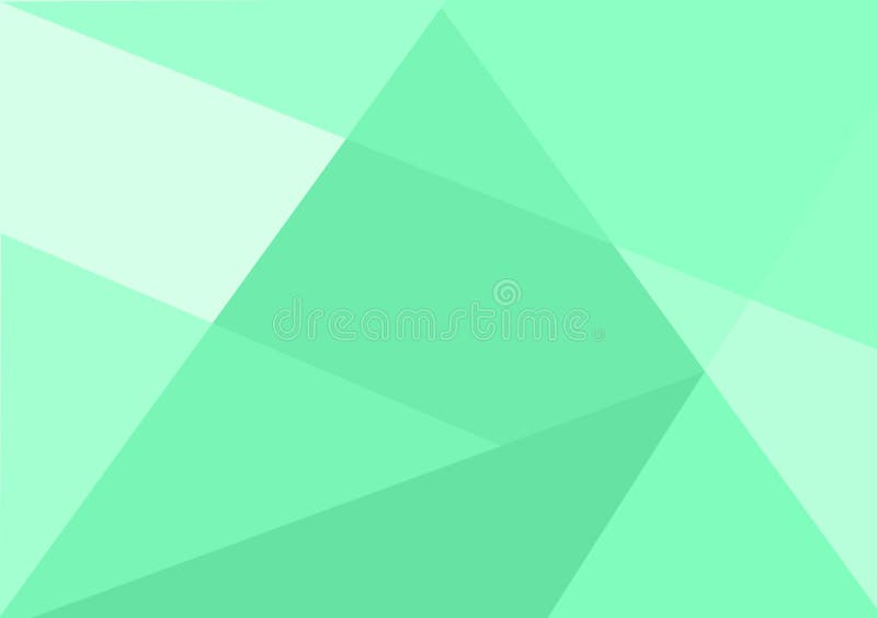 Green Triangular Shapes Design for Wallpaper Stock Image - Image of ...