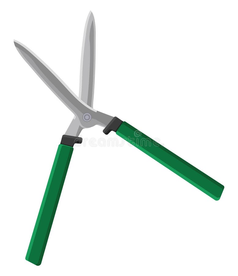 Green Scissors, Vector or Color Illustration Stock Vector ...