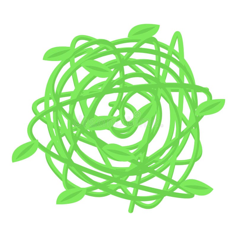Green Tumble Weed Icon Isometric Vector. Desert Ball Stock Vector ...