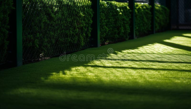 Green Turf, Golf Ball, Shadow, Relaxation, Sunlight Generated by AI ...