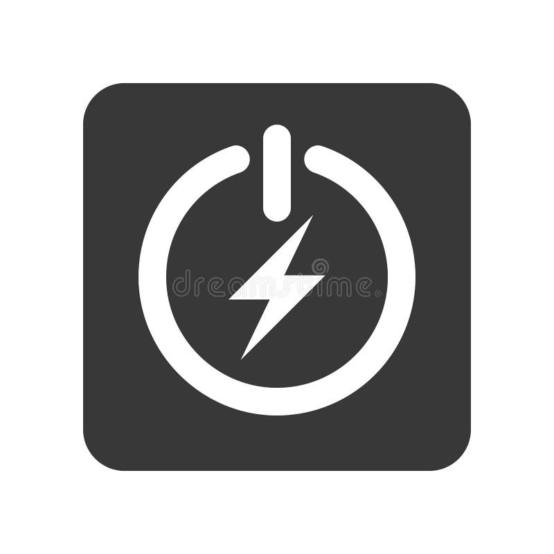 Green Turn on and Turn Off Button, Icon Saving Energy Concept Stock ...