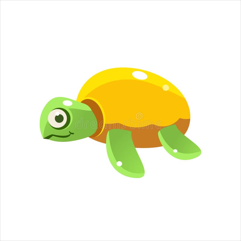 Green Turtle Icon stock vector. Illustration of cute - 68802034