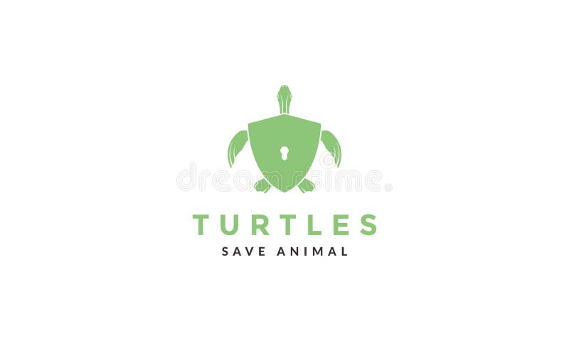 Green Turtle with Shield Logo Symbol Vector Icon Illustration Graphic ...