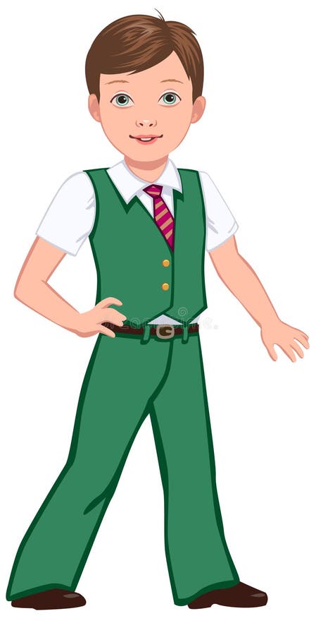 Green uniform stock vector. Illustration of student, uniform - 33054583