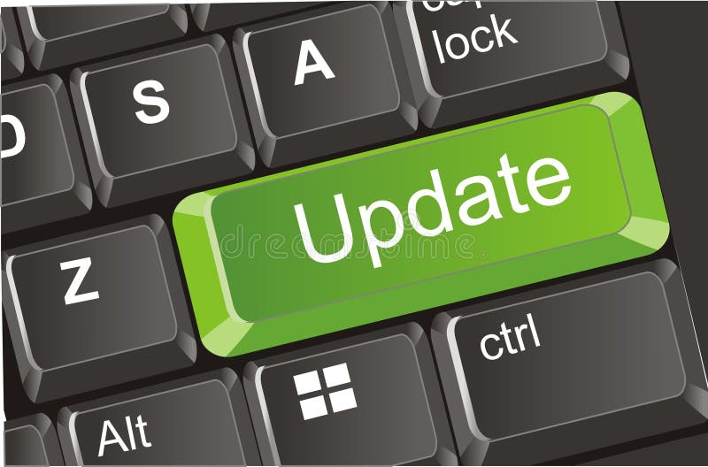Green update button stock vector. Illustration of internet - 23364170