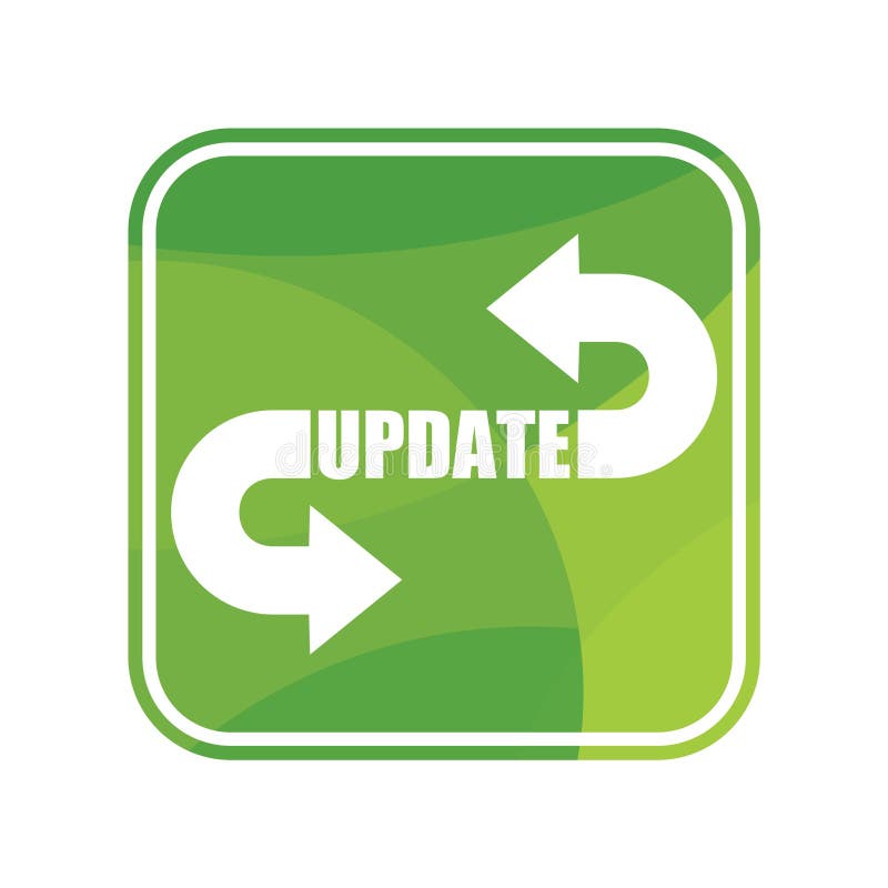 Update red square button stock illustration. Illustration of square ...