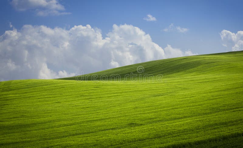 Green Valley And Distant Snowy Mountain Peaks Aerial Panoramic View ...