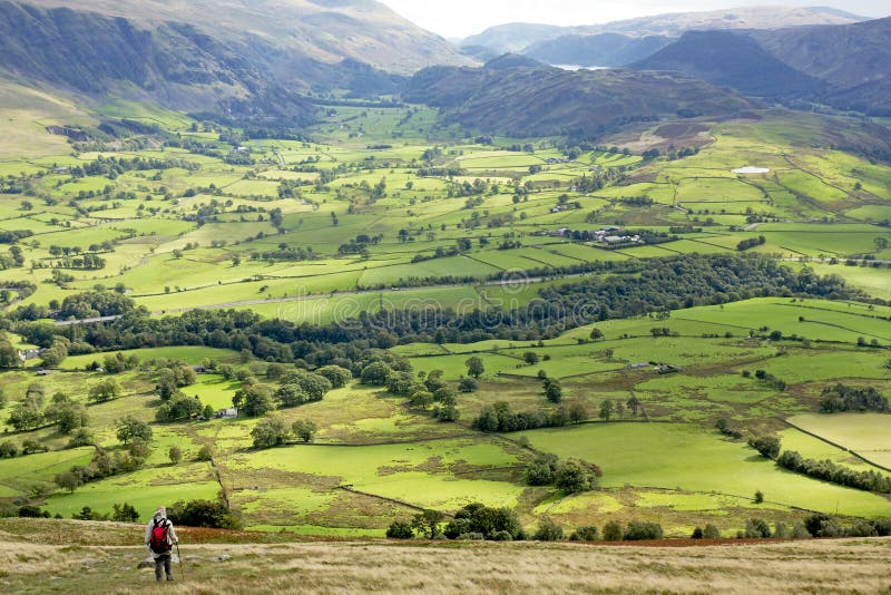 Green Valley Landscape, England Stock Image - Image of field, farmland ...