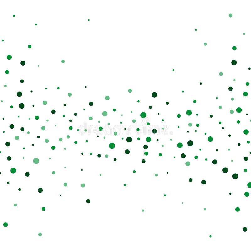 Green Vector Dots on White Background, Design Element Stock ...