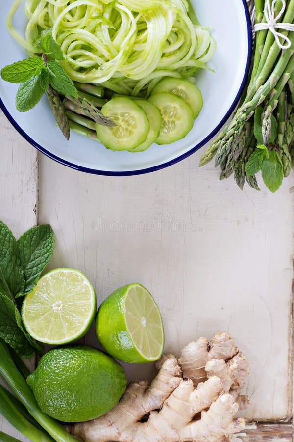 Green Vegetables for Asian Cooking Stock Photo - Image of gourmet ...