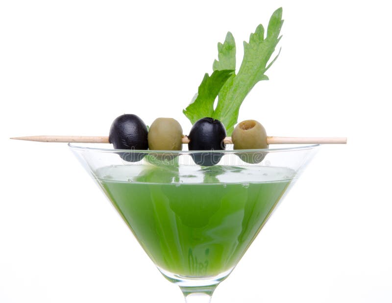 Green vegetables cocktail stock photo. Image of olive - 43361016