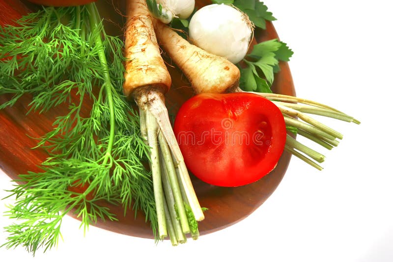 Green Vegetables on Cut Plate Stock Photo - Image of natural, diet: 8185488