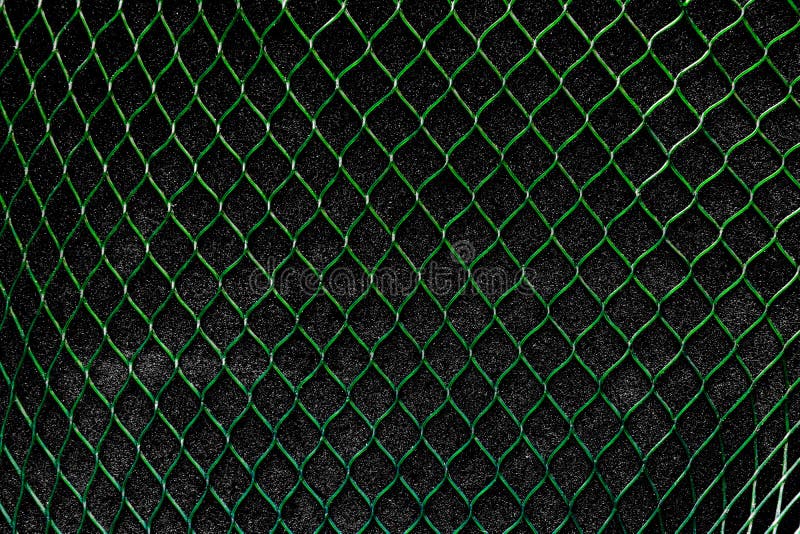 Green Vertical Net On The Black Background Stock Image - Image of ...