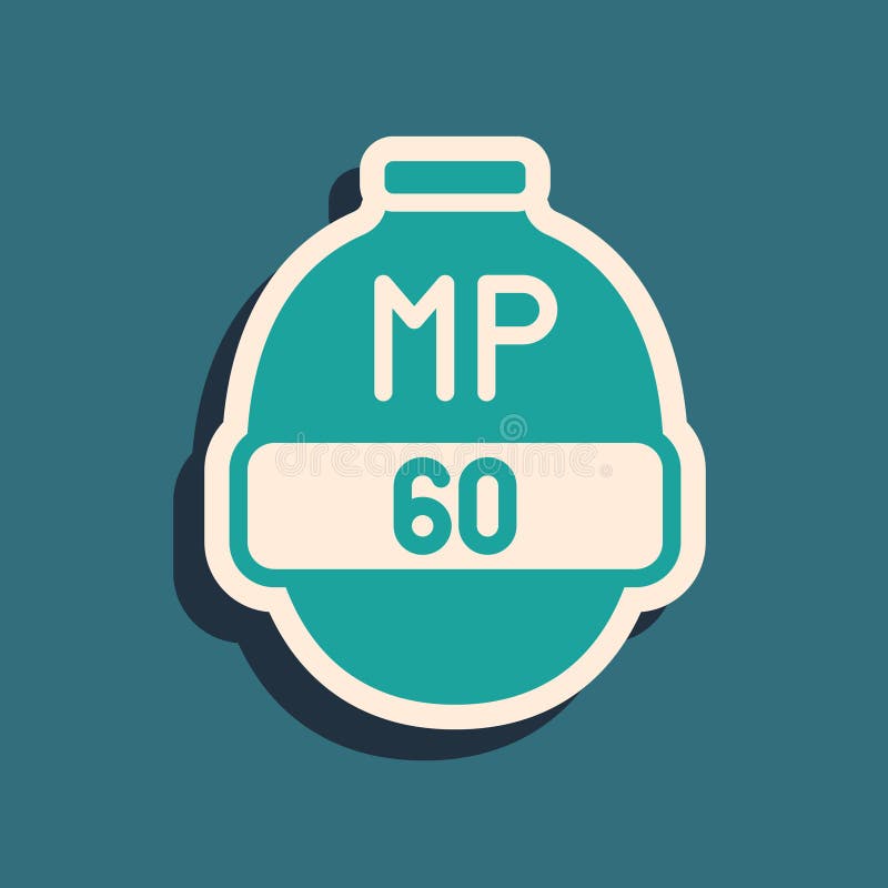 Green Video Game Bar Icon Isolated on Green Background. Long Shadow ...