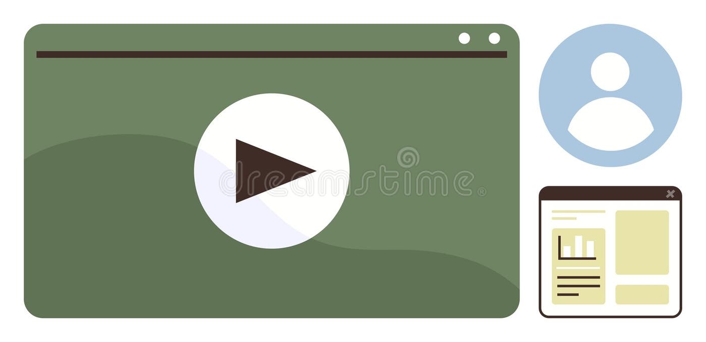 Video Document Tutorial Stock Illustrations – 1,102 Video Document ...