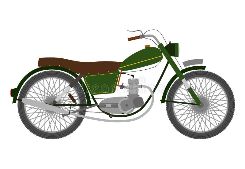 Motorcycle stock vector. Illustration of drawing, motorbikes - 16836013