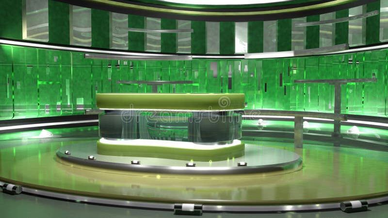 Green virtual set stock illustration. Illustration of design - 30700833