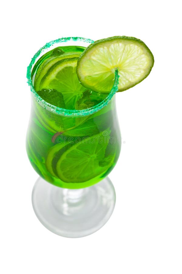 Green vodka set stock image. Image of glass, green, brandy - 12040667