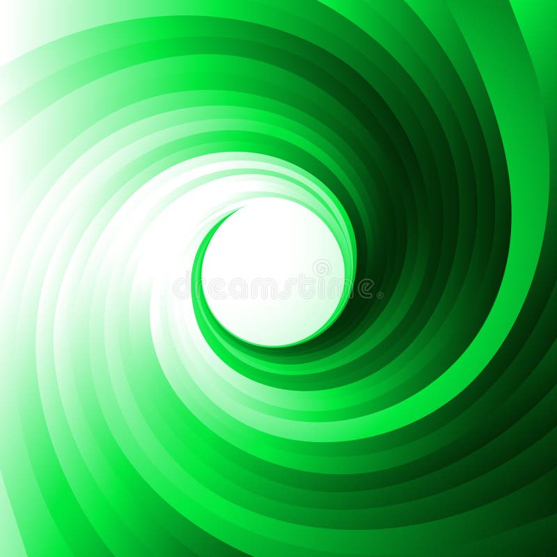Green vortex stock vector. Illustration of effects, whirl - 7916843