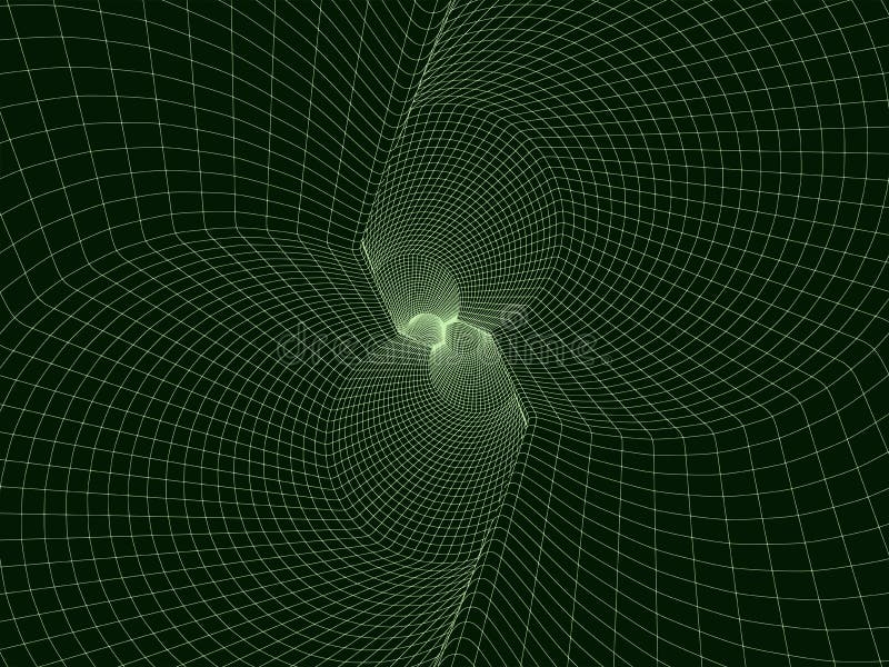 Green Vortex Abstraction Polygonal Vector Background Stock Vector ...