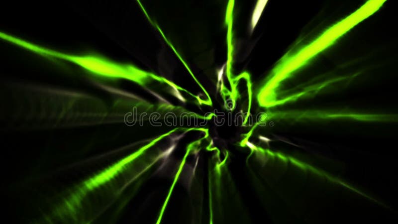 Green Vortex Design on Black Stock Video - Video of spark, seamless ...