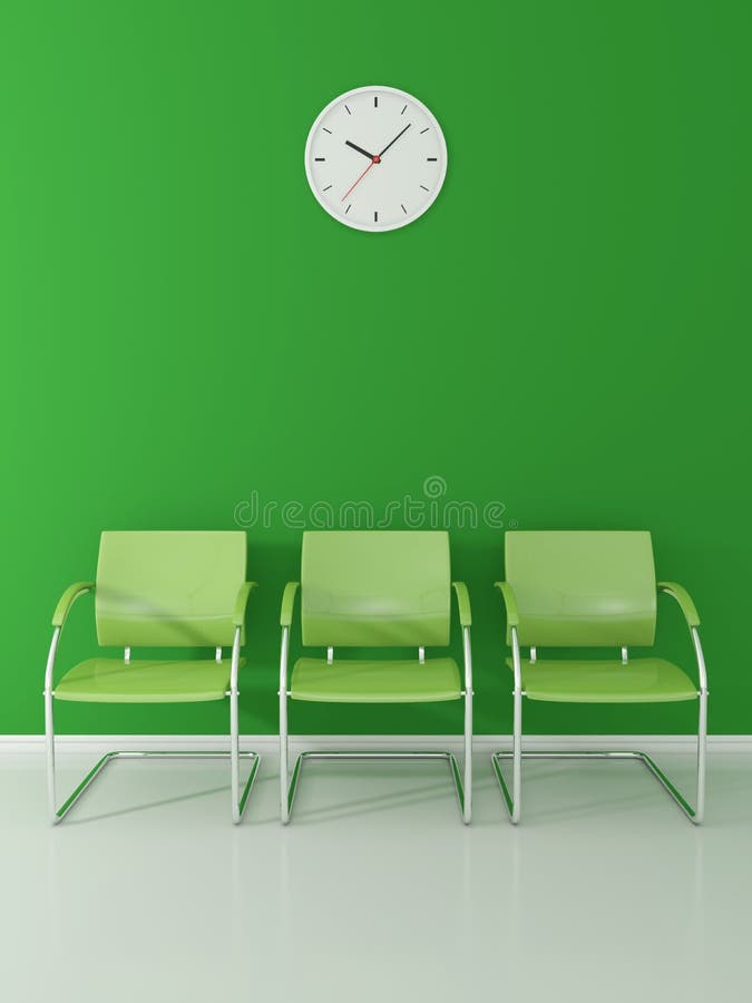 Green waiting room stock illustration. Illustration of office - 26227576