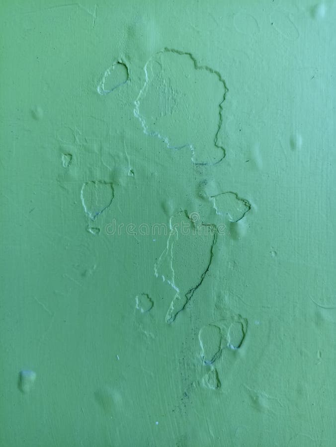 Green Wall with Imperfect Surface Stock Photo - Image of wall, green ...