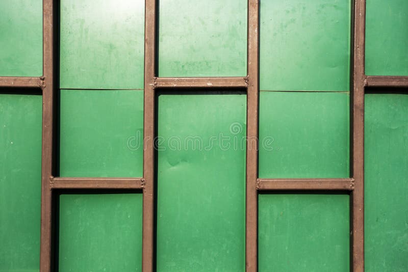 Green wall with rust metal stock photo. Image of iron - 32651826