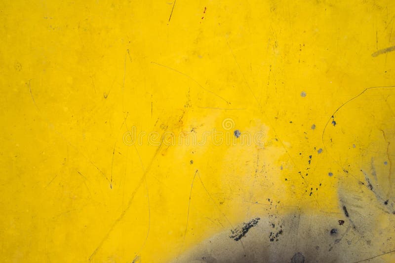 Wall Steel Yellow Rusty Texture Background Stock Image - Image of ...