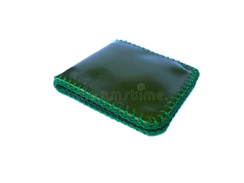 Green wallet on isolated stock image. Image of card, isolated - 78511809