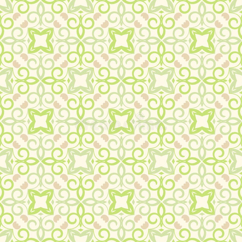 Green wallpaper pattern stock vector. Illustration of pattern - 27771601