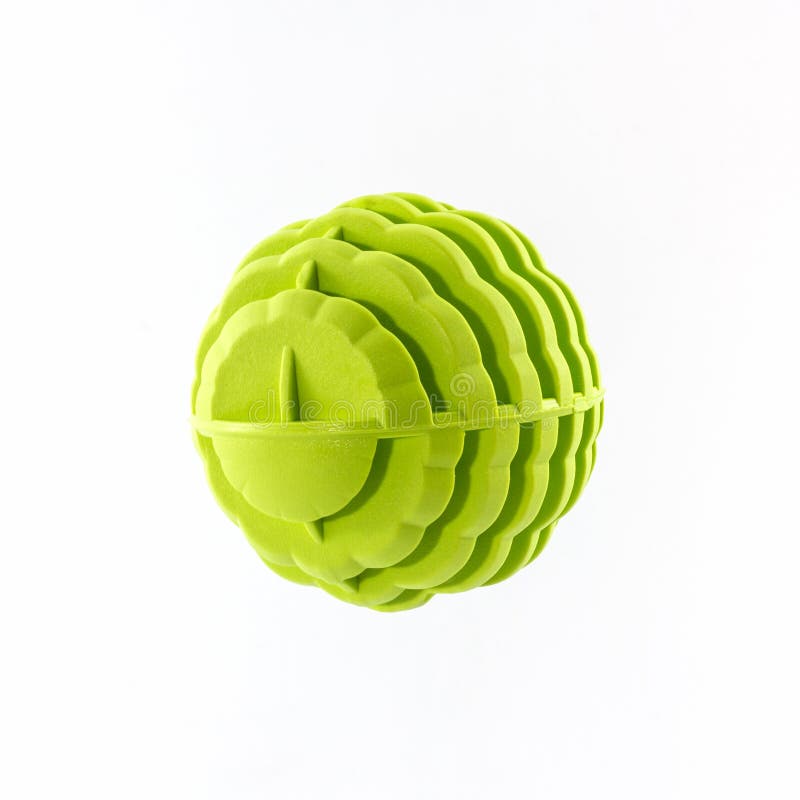 Green Washing Ball, Plastic Balls. Stock Image - Image of machine ...