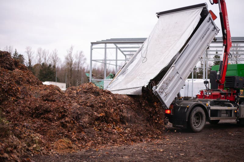 Green Waste Reception stock image. Image of industrial - 346995401