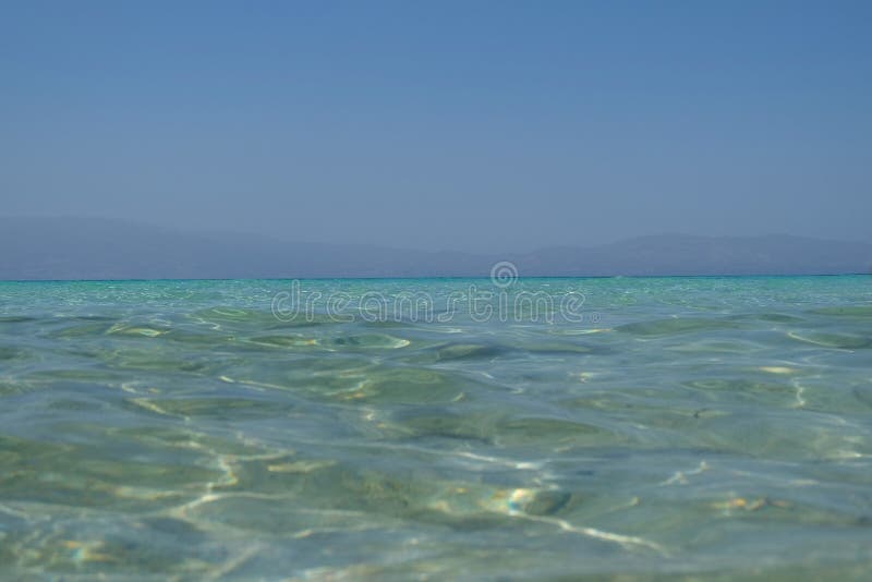 Green Water Background Crete Greece Stock Photo - Image of swimming ...