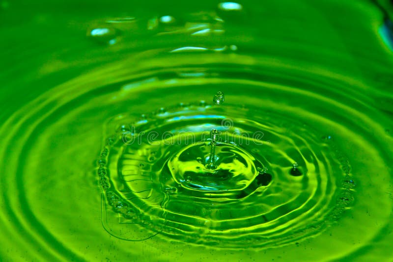 Green Water Drop stock image. Image of drop, motion, background - 44763609