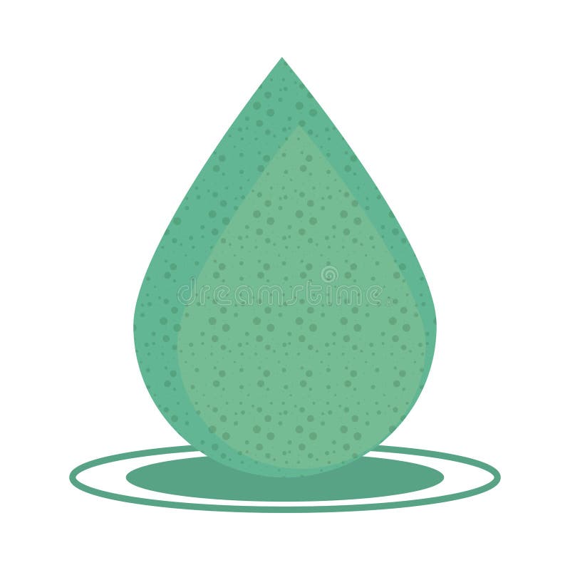 Green water drop stock vector. Illustration of fresh - 249258468