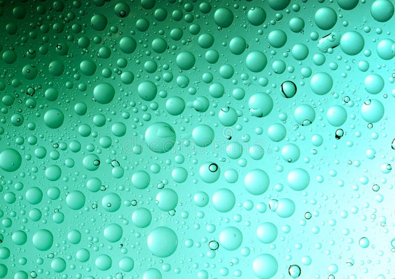 Green Water Drops Background.close Up of Stock Photo - Image of concept ...