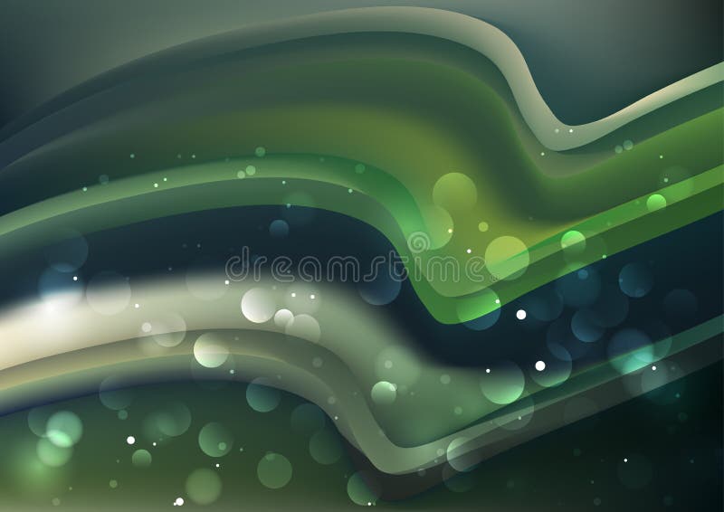Green Water Elegant Background Vector Illustration Design Stock Vector ...