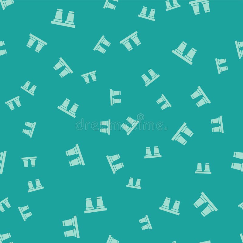 Green Water Filter Icon Isolated Seamless Pattern on Green Background ...