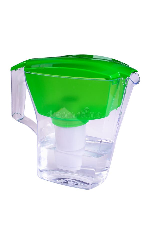 Green water filter stock image. Image of plastic, green - 64195787