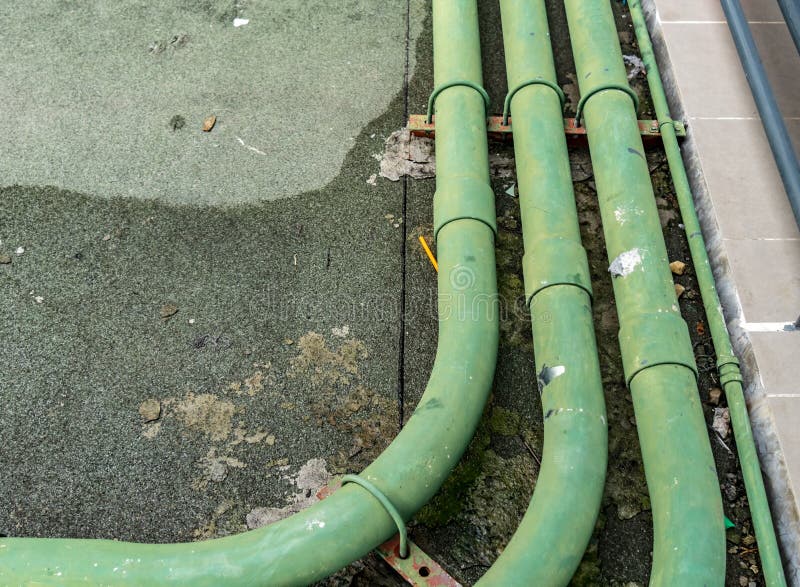 Green water pipe stock photo. Image of metal, pipe, rusty - 78374640