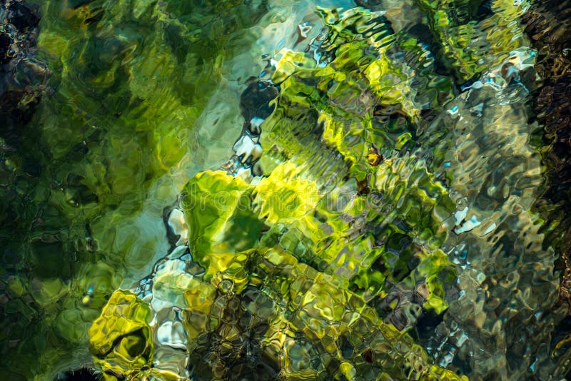 Green Water Ripples Background Stock Photo - Image of macro, beautiful ...