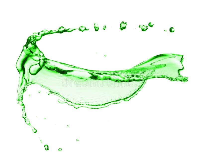 Green water splash stock image. Image of flowing, wave - 20730241