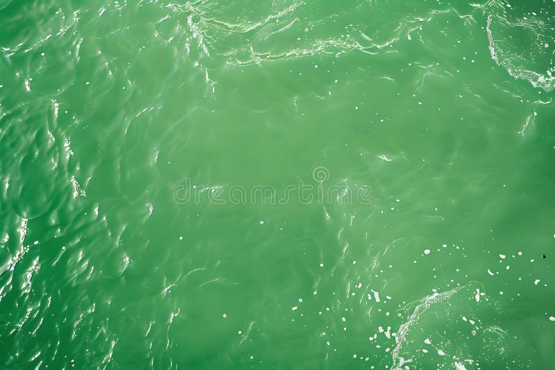 Green Water Surface Texture Top View Stock Illustration - Illustration ...